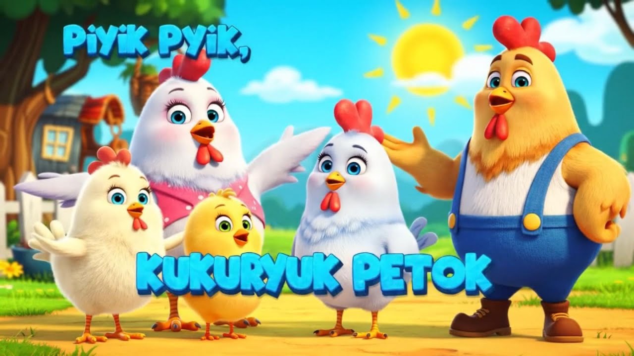Piyik Piyik | Kukuruyuk | Petok Petok | Lagu suara ayam | Lagu anak ...