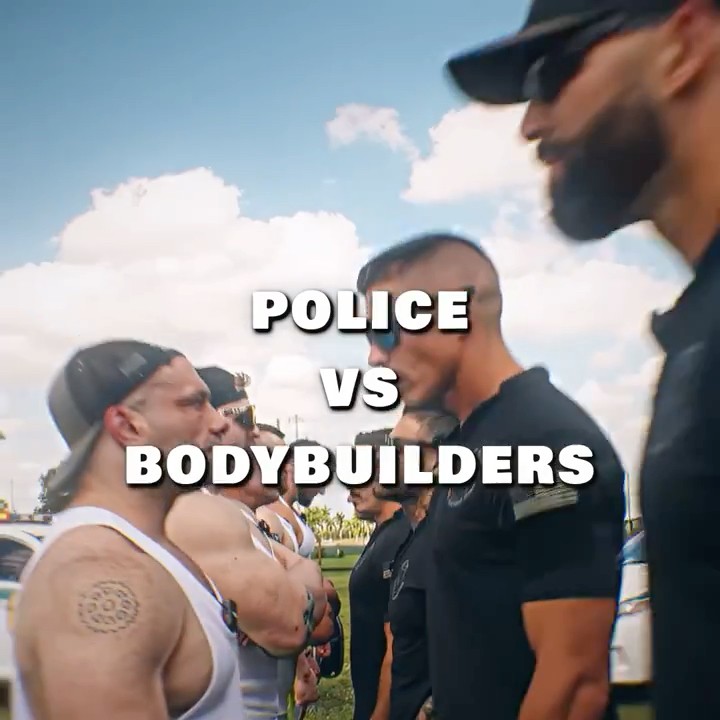 Police VS Bodybuilders (Greg in the video?!) | #fitness #gym #police ...