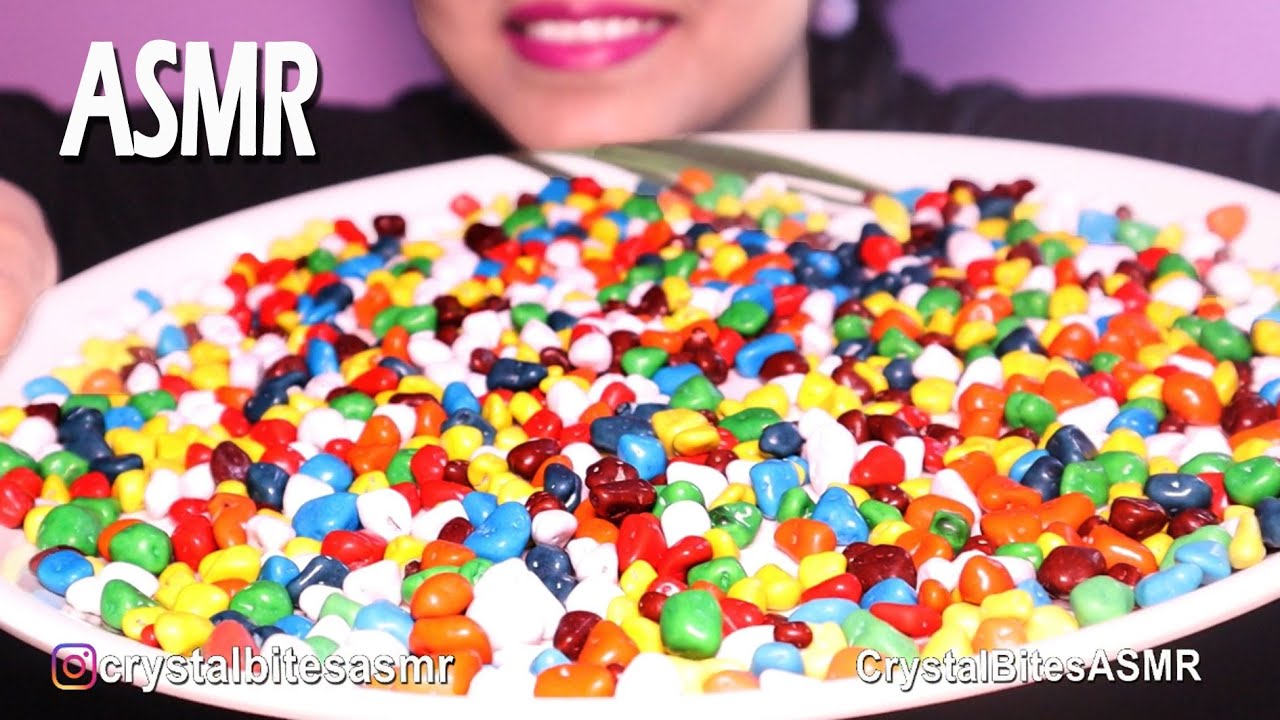 ASMR EDIBLE ROCK / STONE EATING SOUNDS | CHOCOLATE ROCK CANDY | CRUNCHY ...