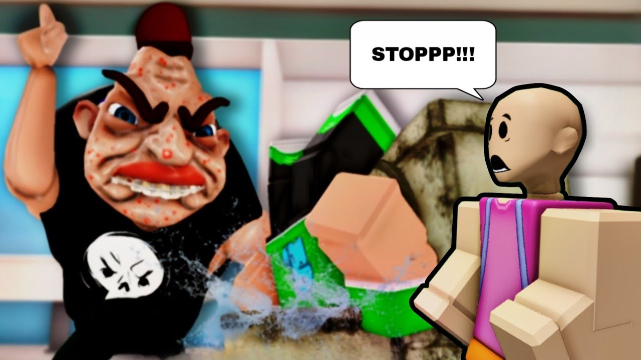 ESCAPING THE SCHOOL BULLY IN ROBLOX! 😨 - YouTube