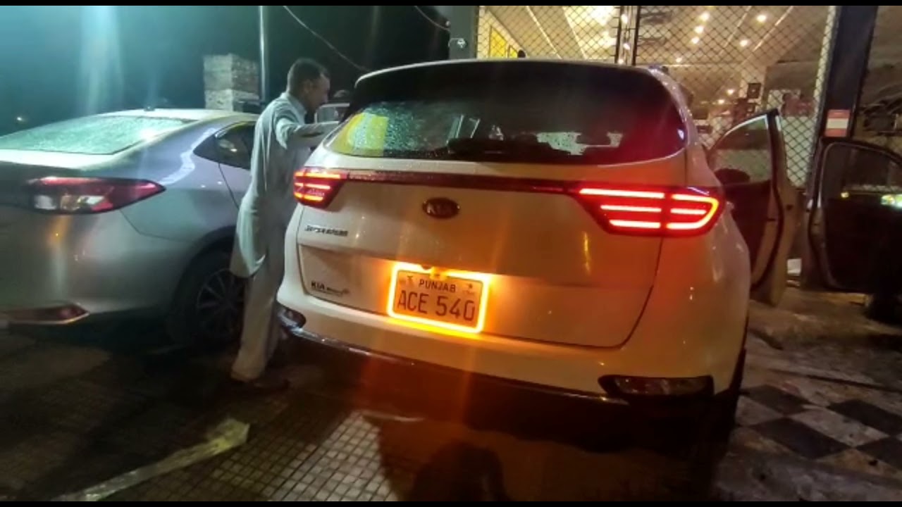 Car Number Plate License Frame with LED Neon Light and Camera Option ...