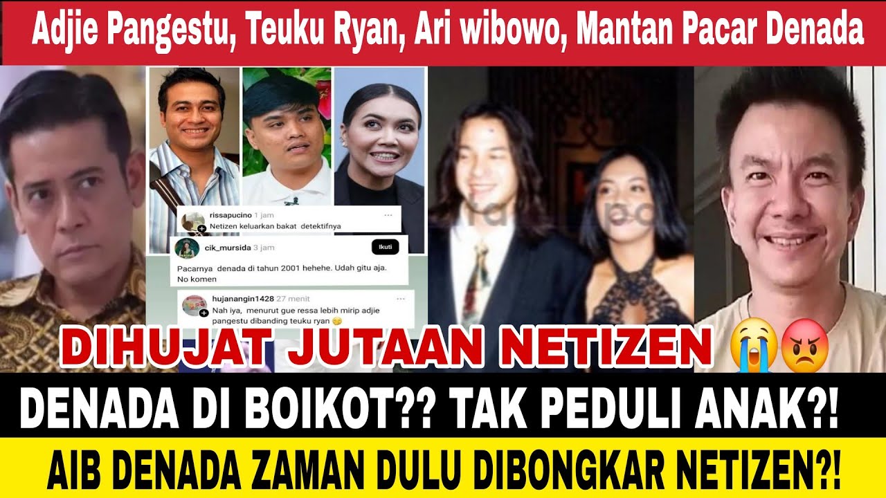 Terbongkar Sosok Adjie Pangestu teuku ryan ari wibowo Aktor Mantan Pacar Denada, ayah biologis ...
