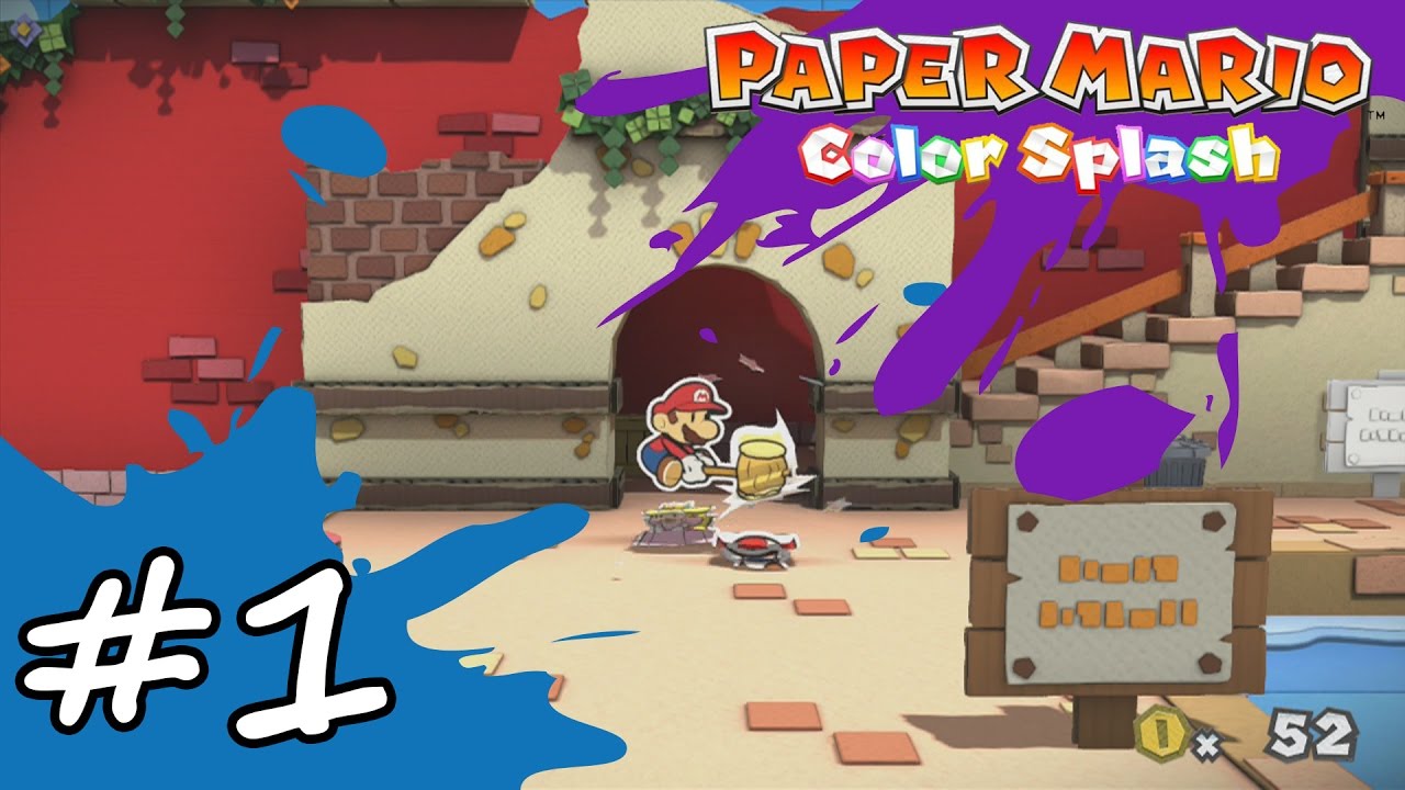 I CAN'T BELIEVE THEY MADE THIS! - Paper Mario Color Splash: Part 1 ...