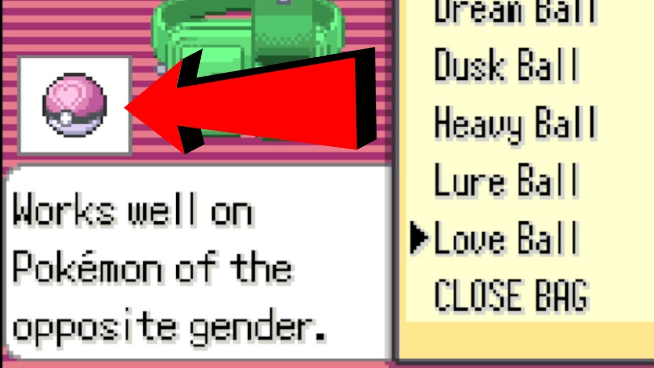 COMO USAR UMA LOVE BALL "LIKE A PRO" (Pokémon Emerald Rogue). - YouTube