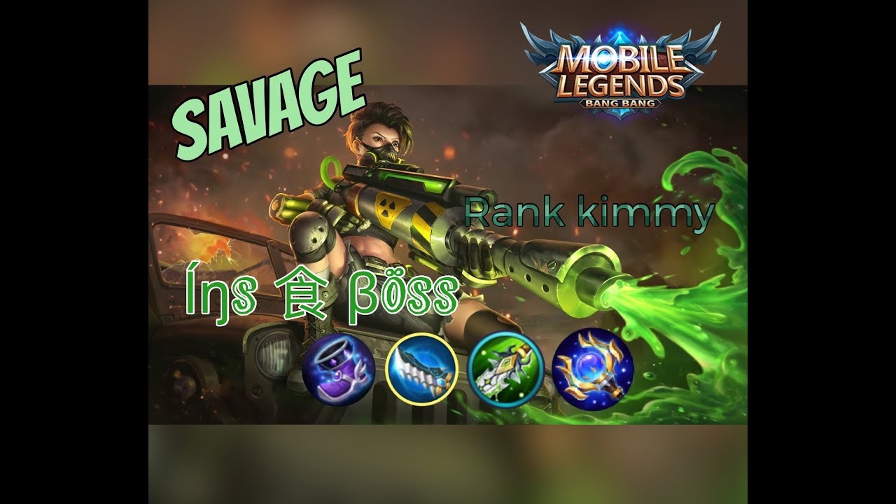 ĺŋs 食 βöss Perfect SAVAGE ft.Xarin!! Kimmy Rank Mythical Glory - Kimmy ...