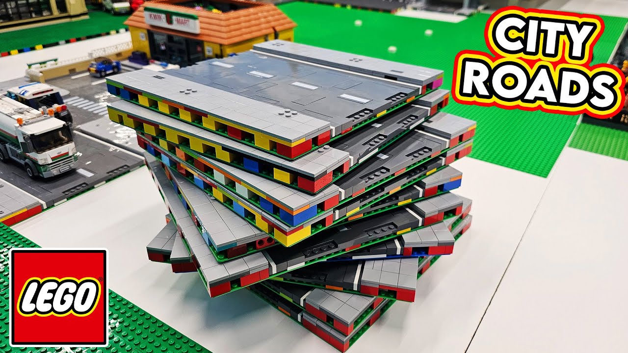 Building 15 Roads for the LEGO City - YouTube