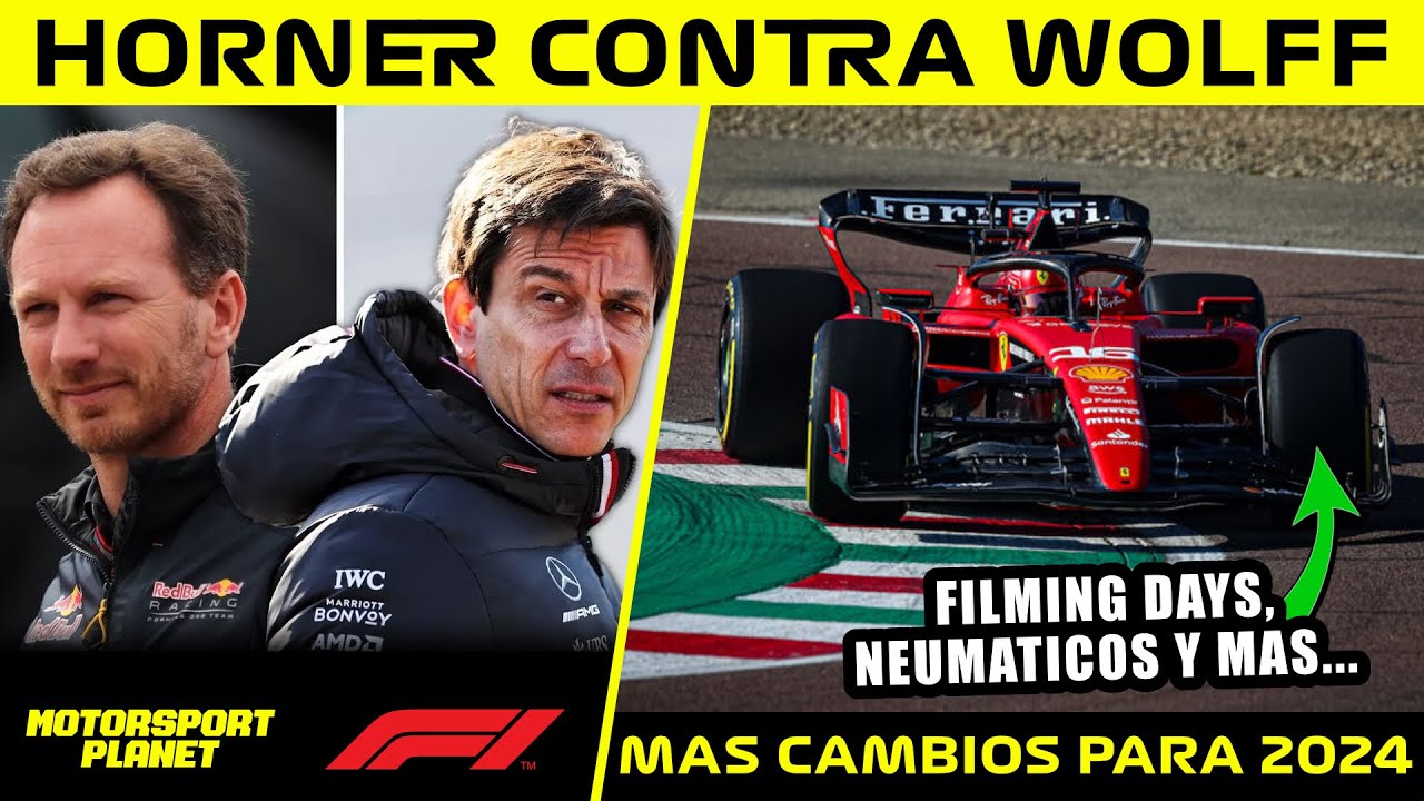 HORNER se BURLA de WOLFF - "Las DAMAS de HONOR de NUESTRAS VICTORIAS ...