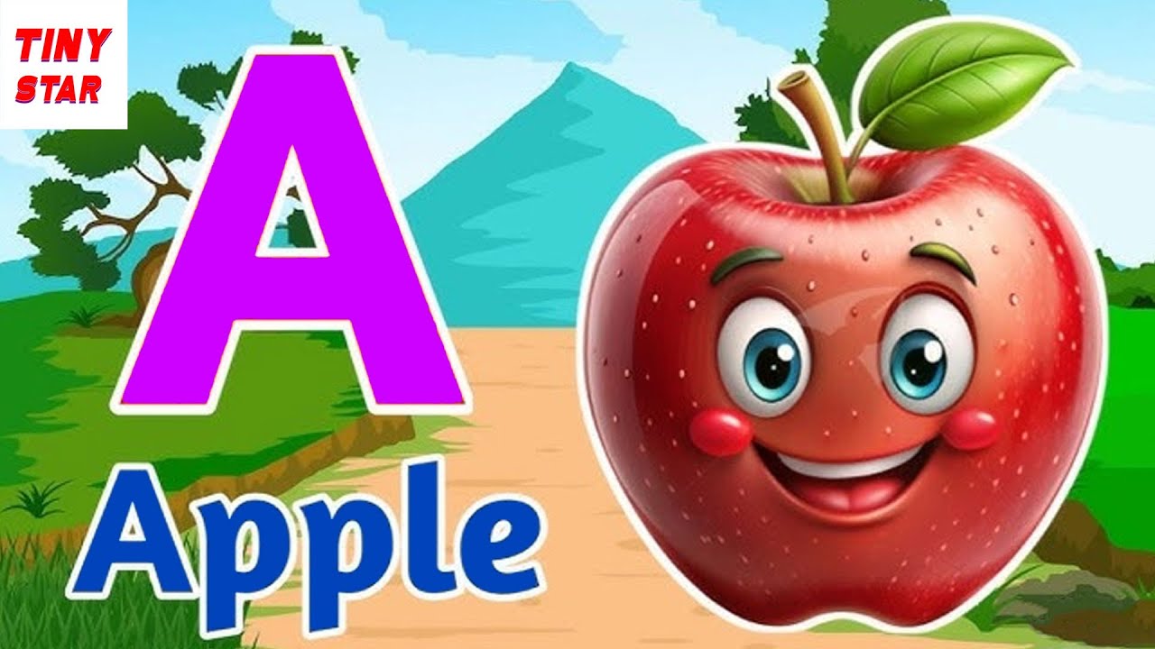 Cartoon Phonics Song – Fun A is for Apple | Letter Sounds for Babies ...
