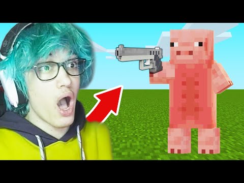 Minecraft ama her MOB'un SİLAHI VAR!