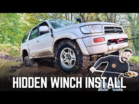 DIY Hidden Winch Install | Gen 3 Hilux Surf / 4Runner - YouTube