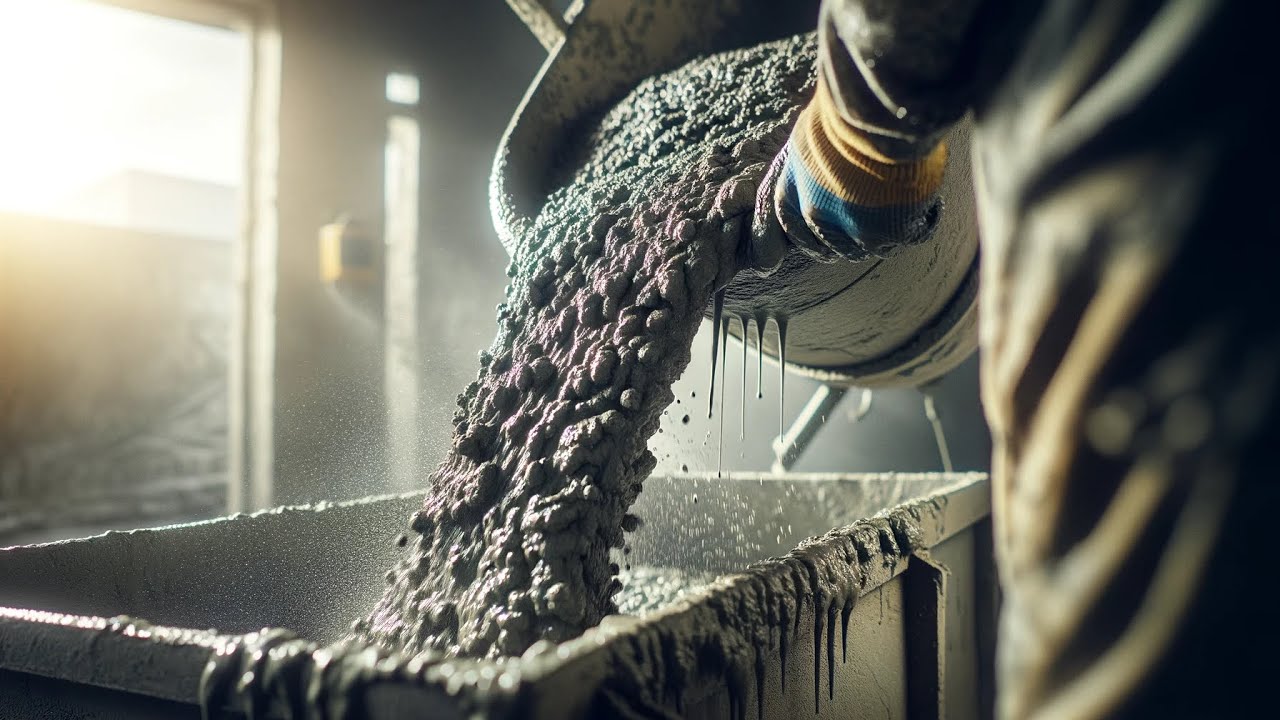 Cement Production and Processing Process I Man at Work - YouTube