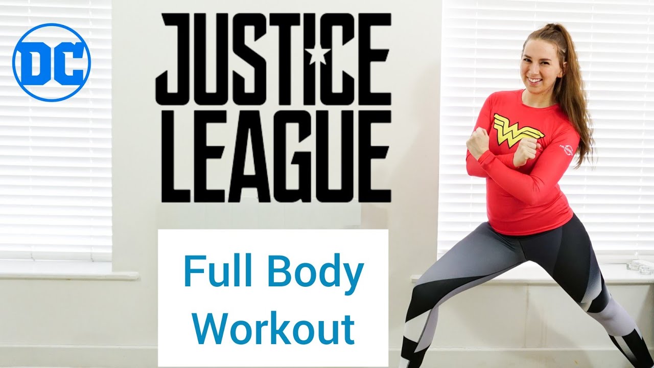 10MIN JUSTICE LEAGUE INSPIRED FULL BODY WORKOUT || Beginners / NO ...