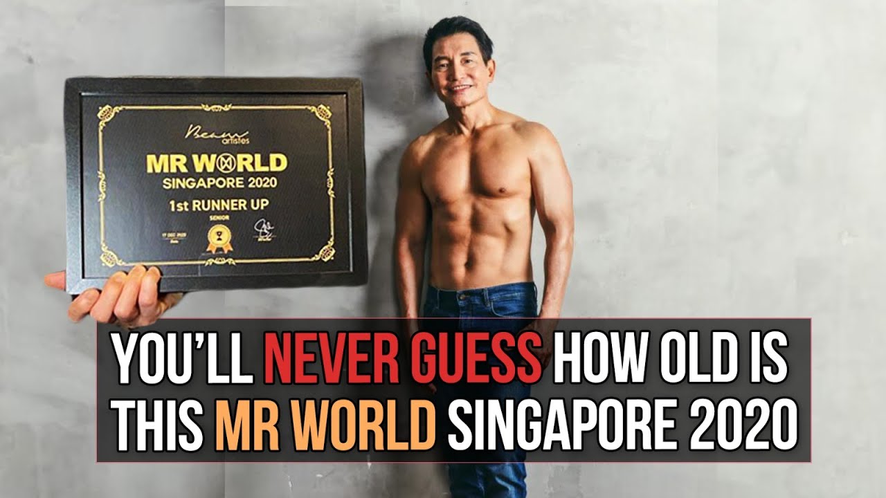 You'll never guess how old is this Mr World Singapore 2020 winner - YouTube