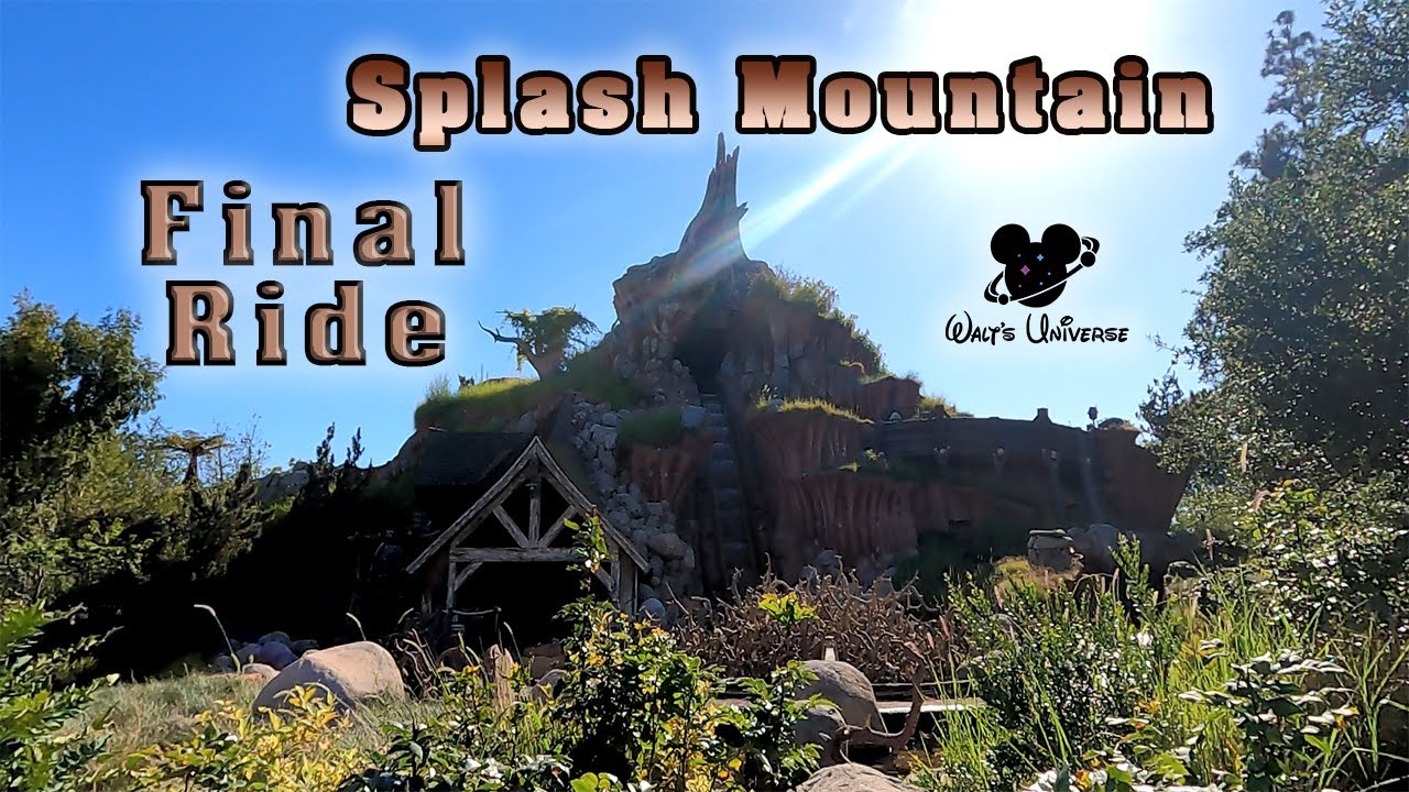 Splash Mountain- Final Ride for Walt's Universe - Disneyland - YouTube
