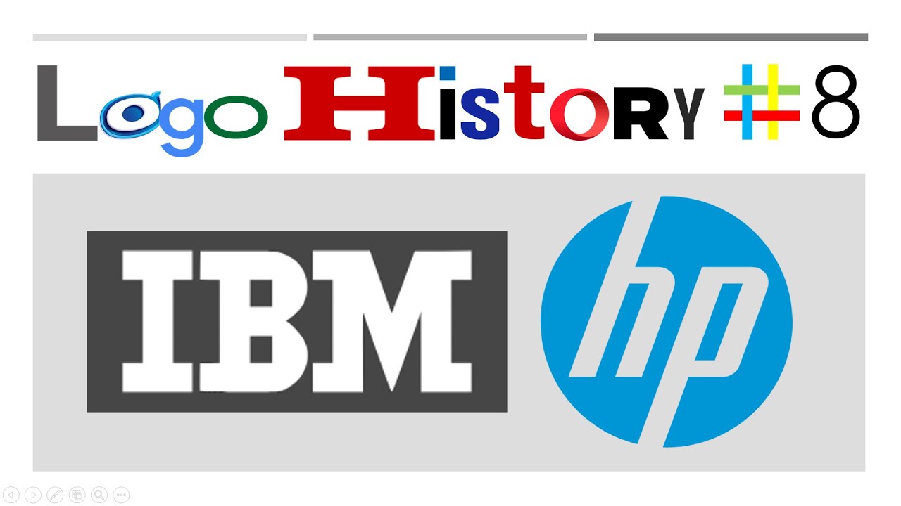 Logo History #8: IBM and Hewlett-Packard - YouTube