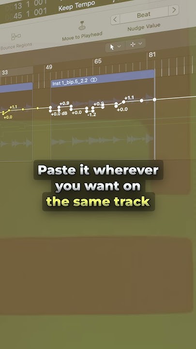 Easily copy automation #logicpro #logicprox #logicprotips #musicproduction #mixing - YouTube