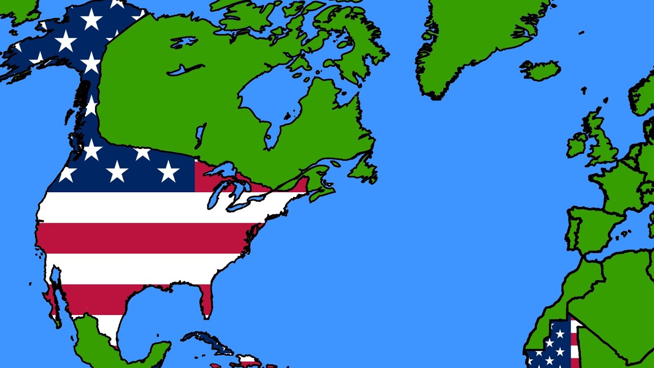 What if the USA forms an empire in 2024? - Unrealistic mapping video ...