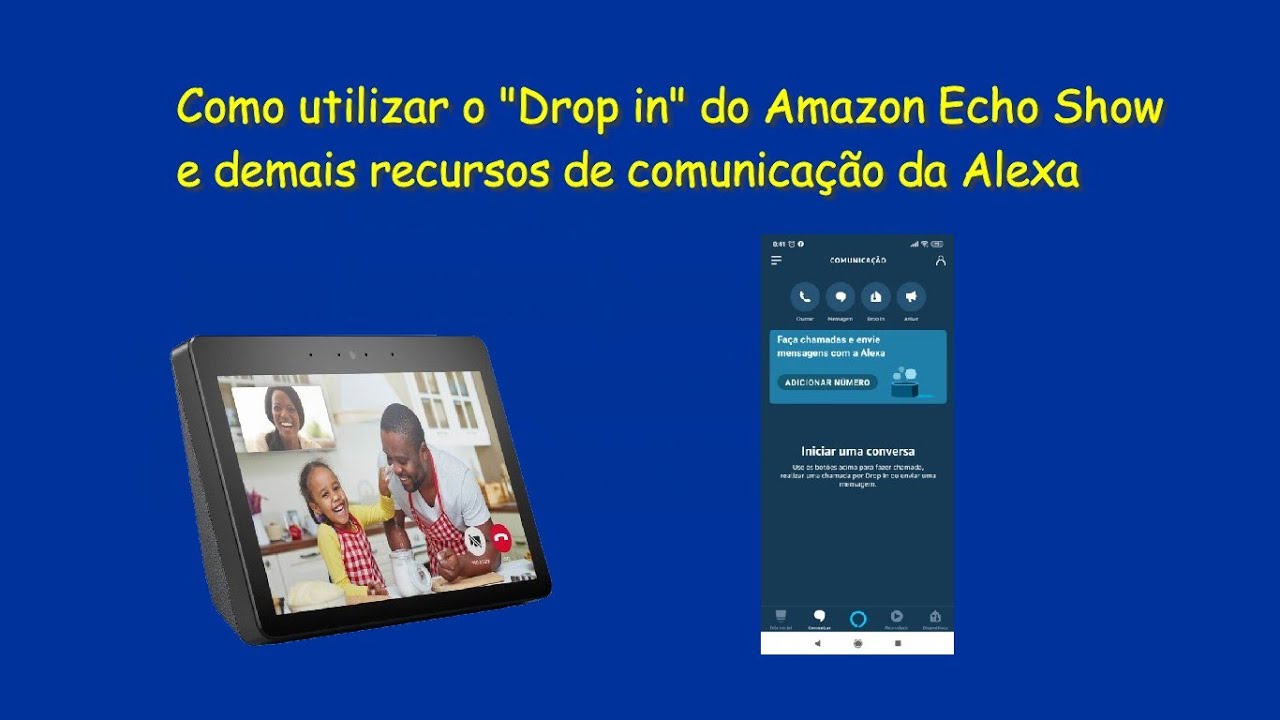 Como usar o "Drop in" no Amazon Echo Alexa - YouTube