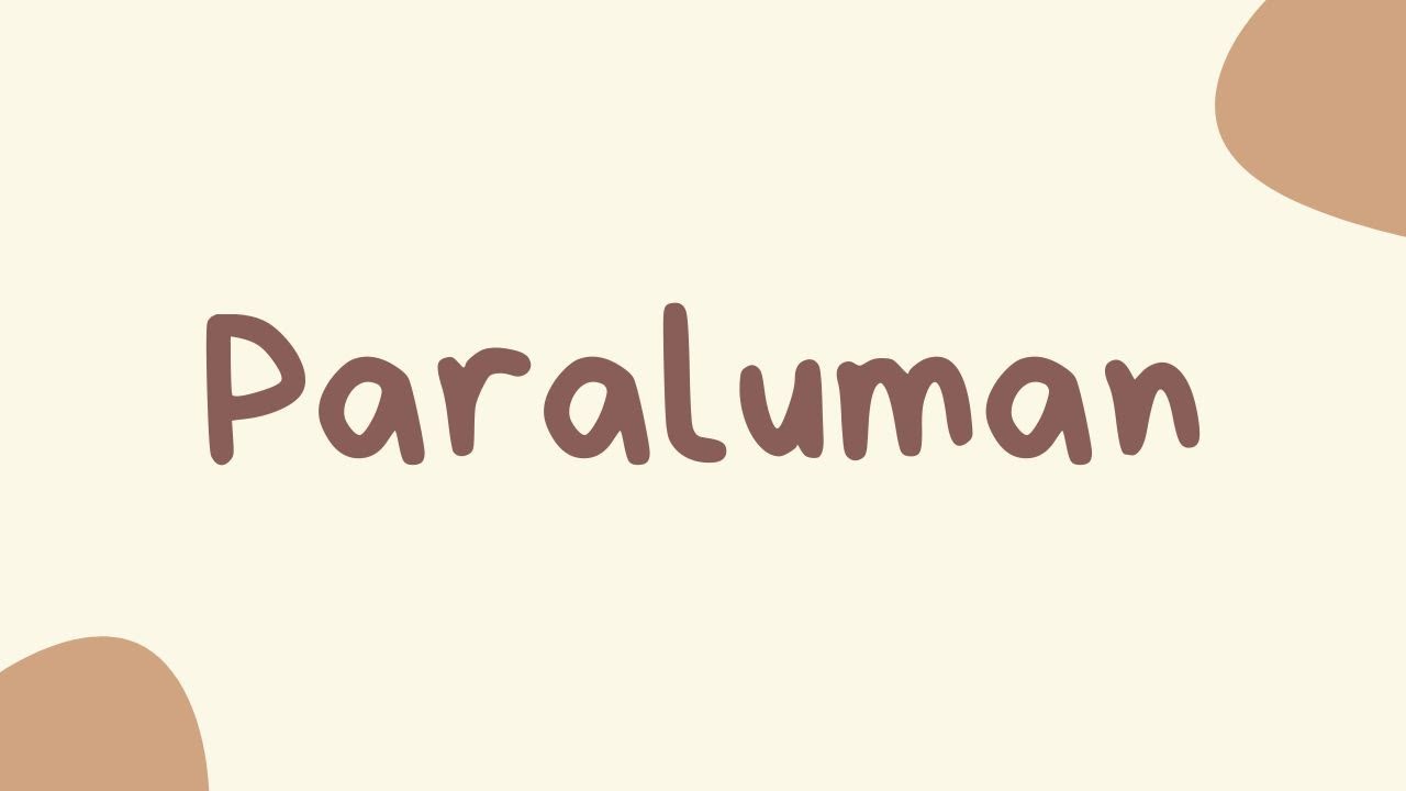 Paraluman meaning and example - YouTube