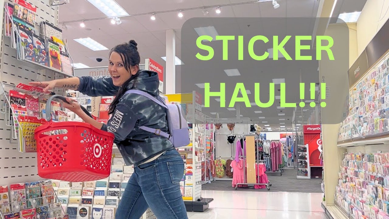 Join Me For A Sticker Haul!! - YouTube