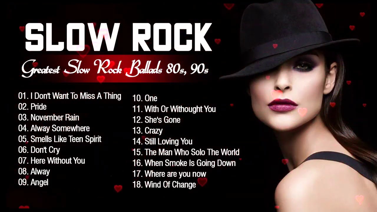 Album Slow Rock Ballads 70's 80's 90's - The Greatest Rock Ballads Of ...