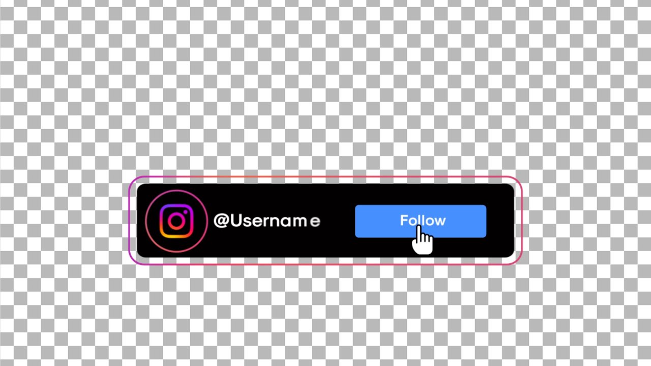 Instagram Follow Animation for Twitch ,Kick, Youtube Streamers - YouTube
