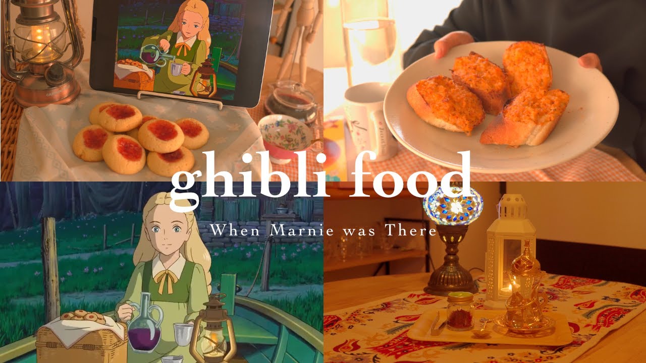 Cooking Ghibli Food 🍽 When Marnie Was There 🧺 Marnie's Picnic Basket ...