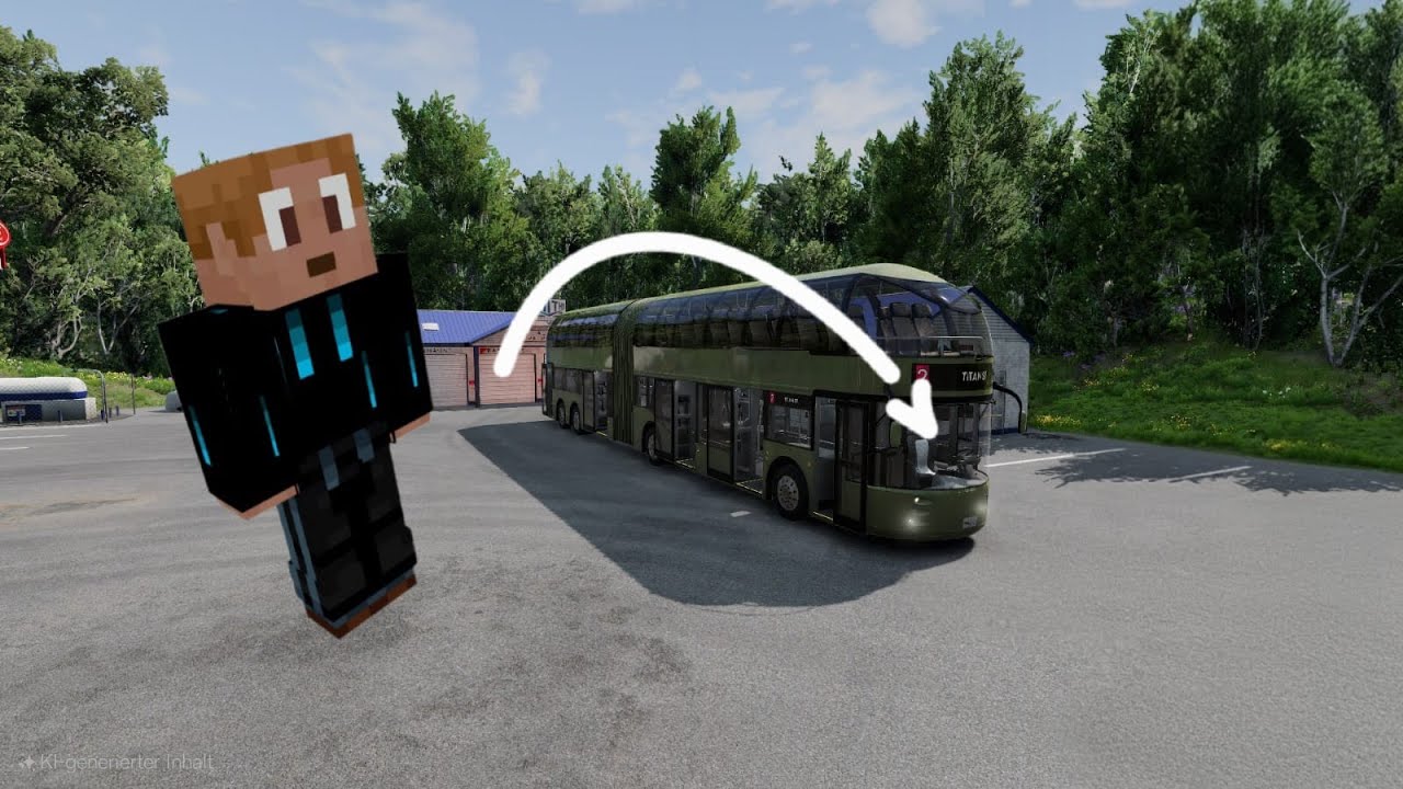 I became a bus driver! | BeamNG.drive - YouTube