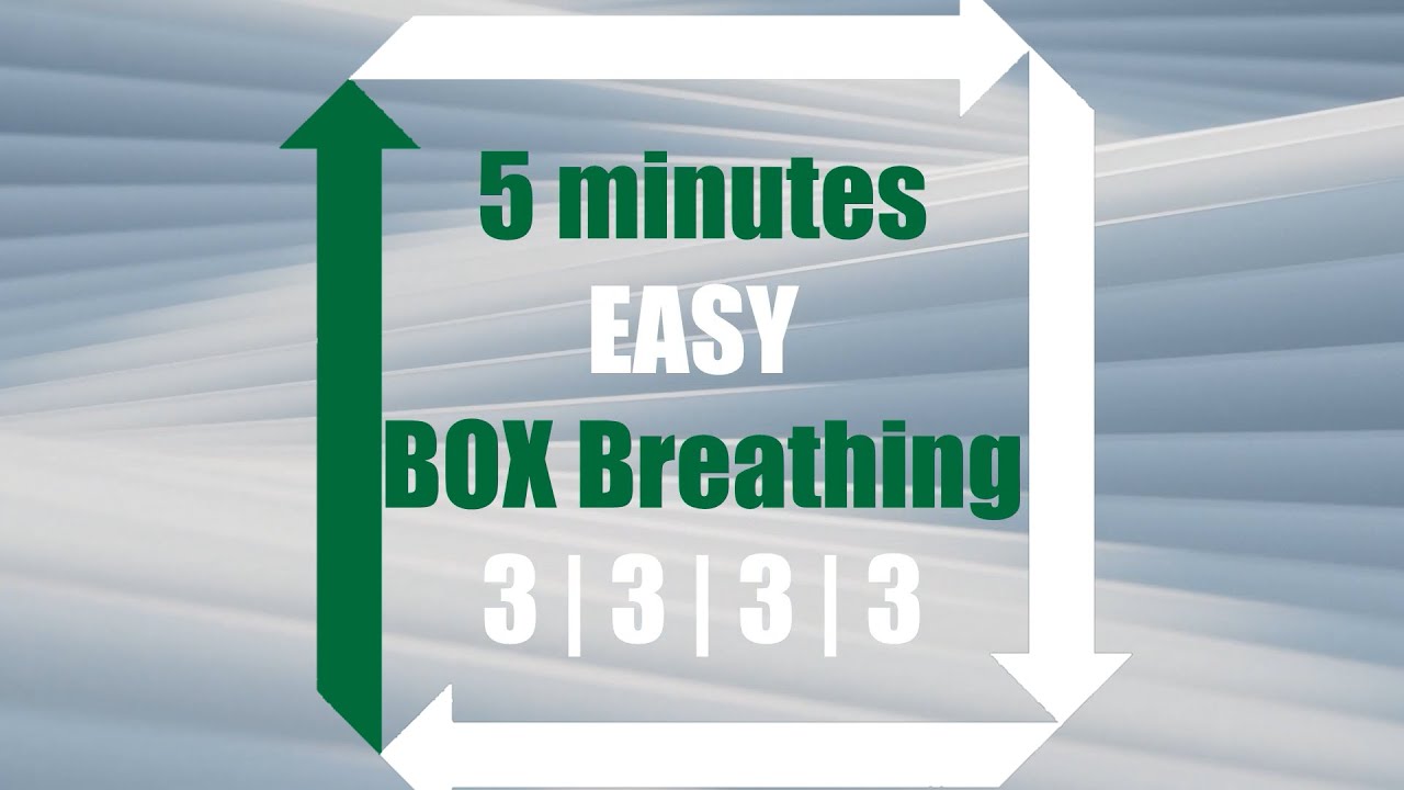 Easy Box Breathing 5 Minutes Square Breathing 3 3 3 3 Navy Seals