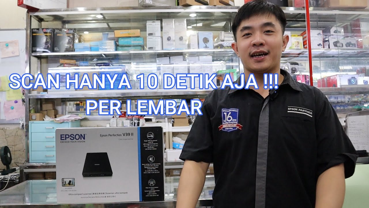 REVIEW SCANNER EPSON V39 II - YouTube