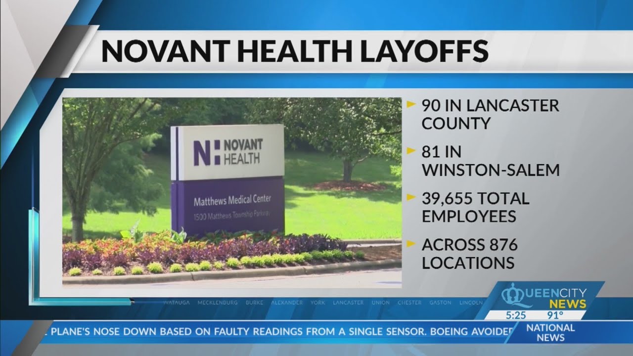 Novant to lay off 171 employees in NC, SC - YouTube