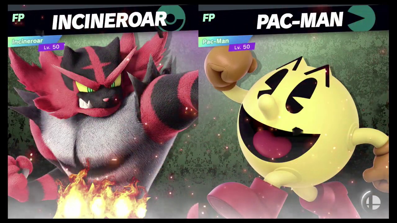 Super Smash Bros Ultimate Amiibo Fights – 1pm Poll Incineroar vs Pac ...