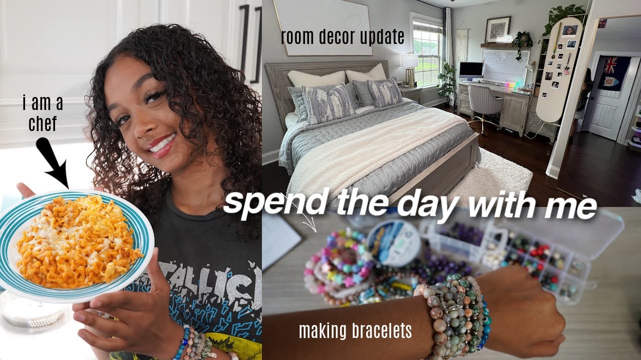 Chill Day in My Life | Room Decor Update | LexiVee - YouTube