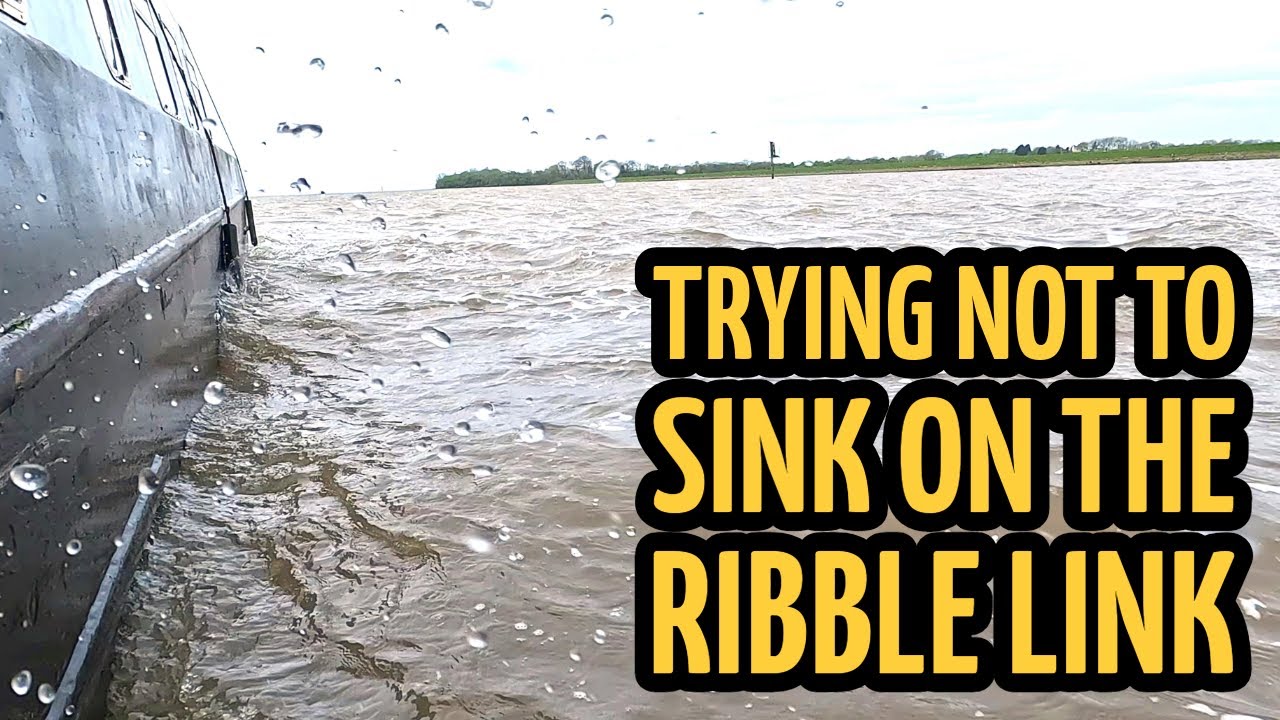 (163) Trying Not To Sink On The Ribble Link: Fantastic Narrowboat ...