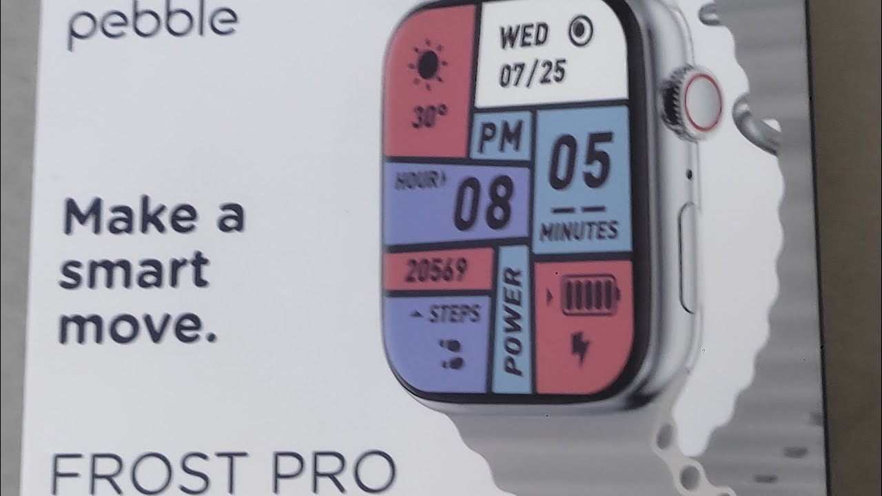Unboxing the Pebble Frost Pro Smartwatch......₹999 in big billion days ...