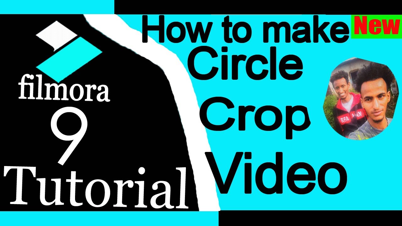 The Best Way to Circle Crop Video in wondershare filmora9 - YouTube