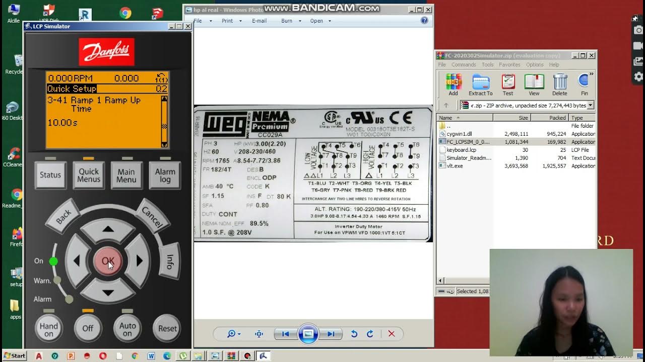 Danfoss VFD Programming (with LCP Simulator) - YouTube