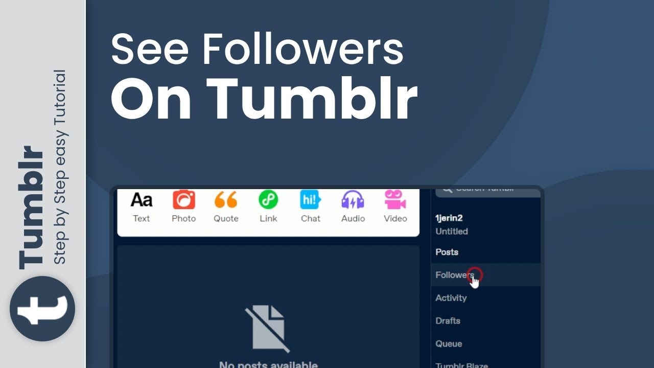 How to see followers in Tumblr 2024: Tumblr Mastery - YouTube