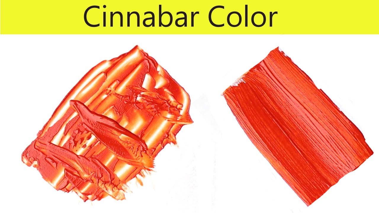 Cinnabar Color - How To Make Cinnabar Color - Color Mixing - YouTube