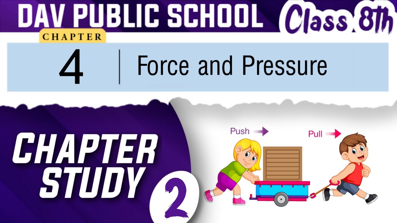 Chapter 4 | Force and Pressure | Class 8 DAV Science | Chapter Study ...