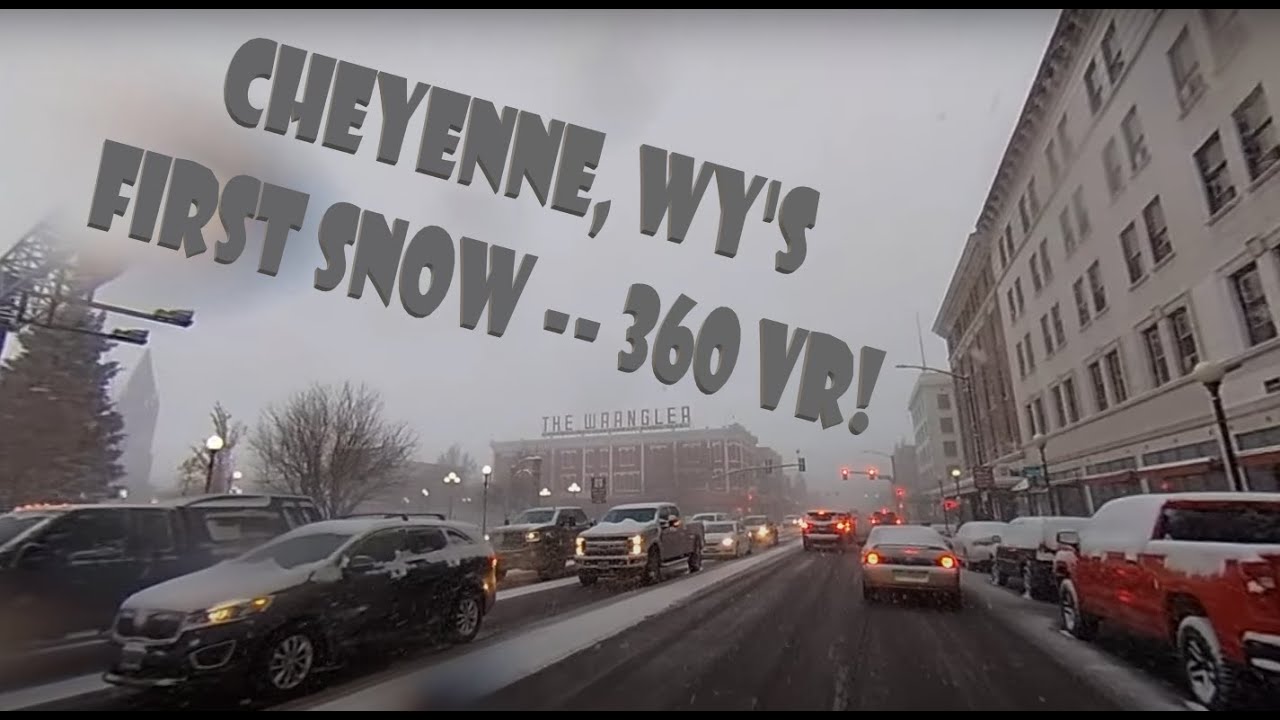 Cheyenne's First Snow, 11/3/22 -- 360 VR! - YouTube