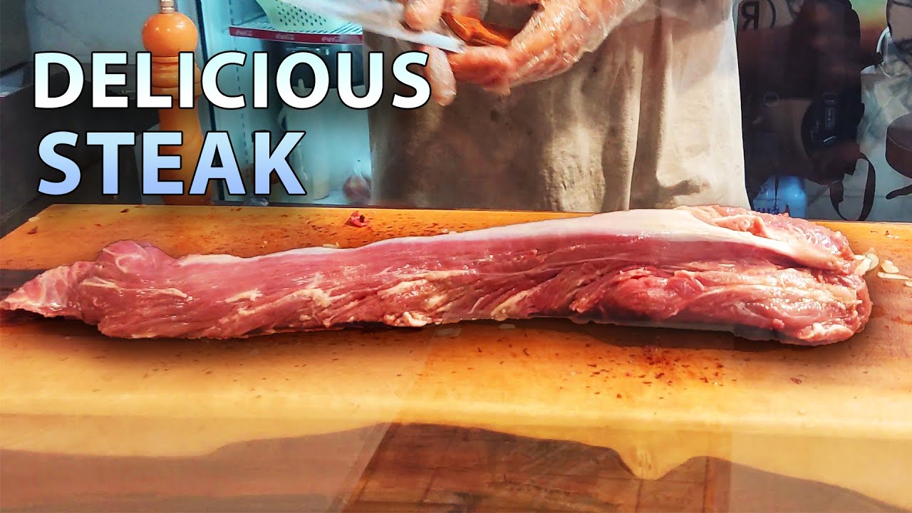 delicious steak in iran - YouTube