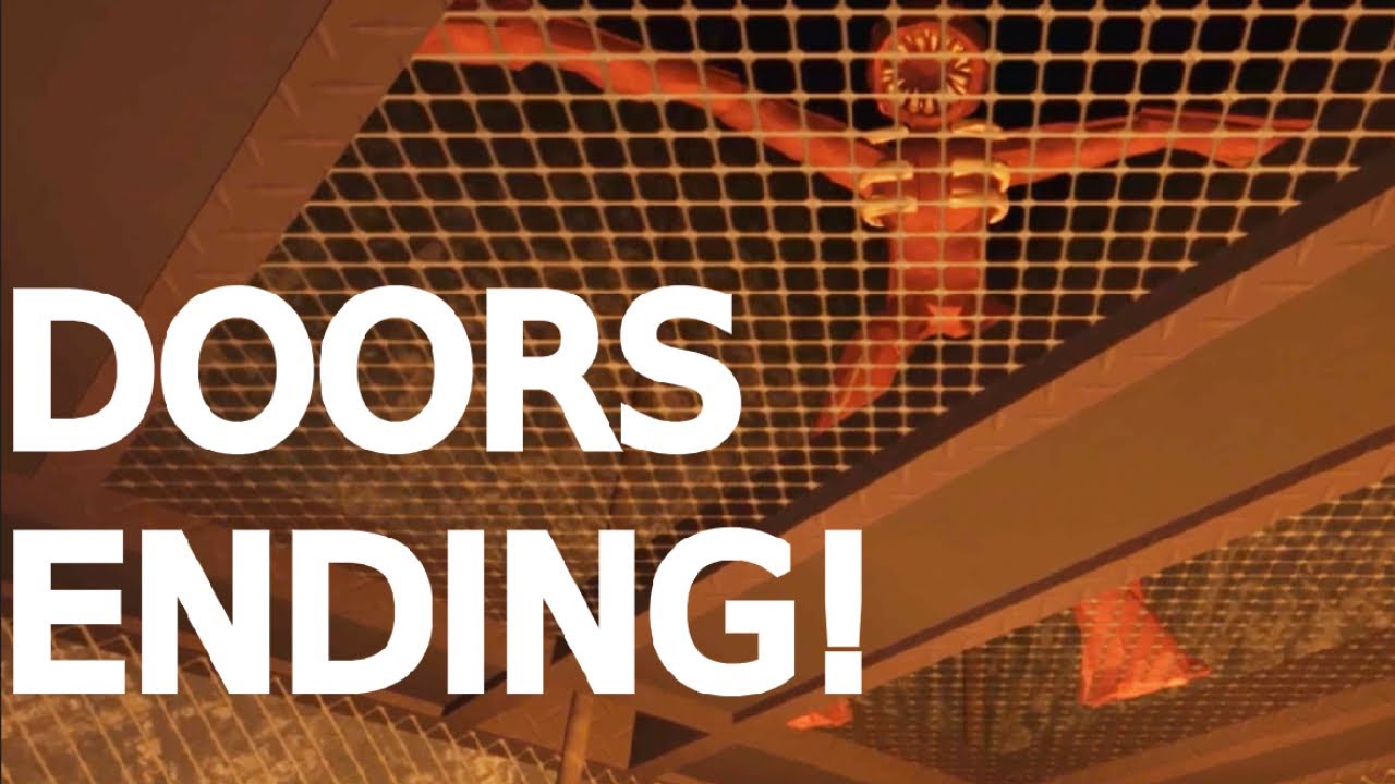 ROBLOX DOORS HORROR GAME ENDING! - YouTube