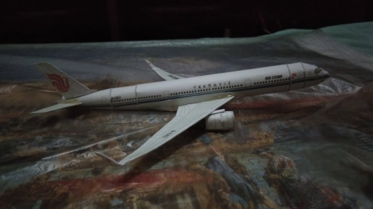 Air China A350-900 (B-1083) Papercraft Model 🇨🇳 - YouTube