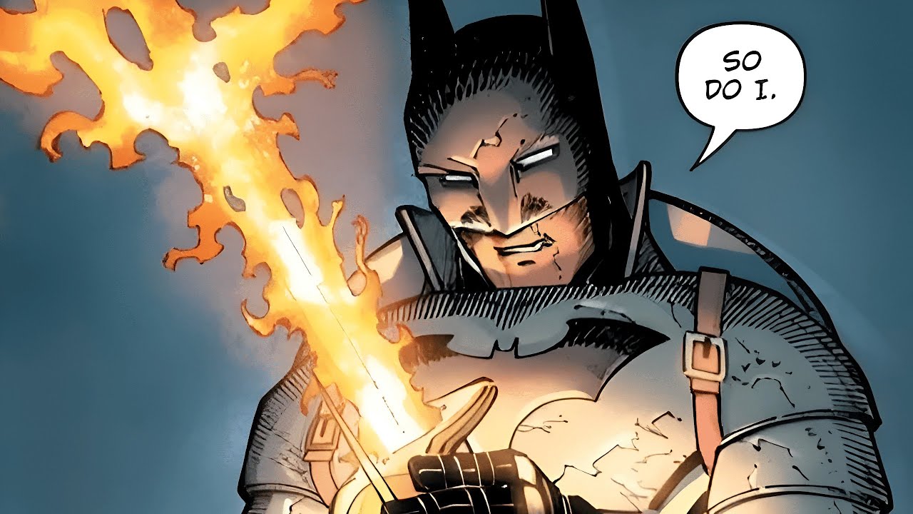 Batman New Godly Weapon: The Sunblade of Apollo - YouTube