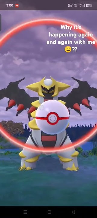 Is it my bad luck or its game algorithm?? #pokemongo #pokemon #giratina #rarepokemon - YouTube