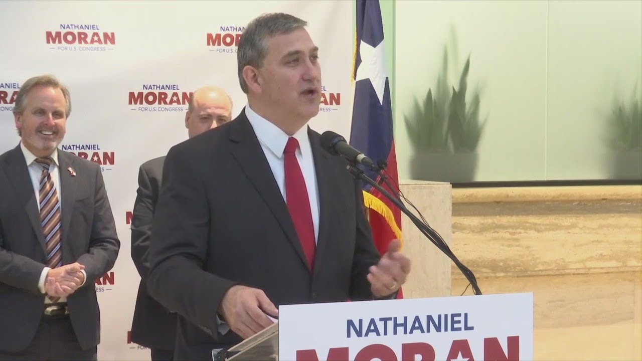 Judge Nathaniel Moran officially announces his run for Congress - YouTube