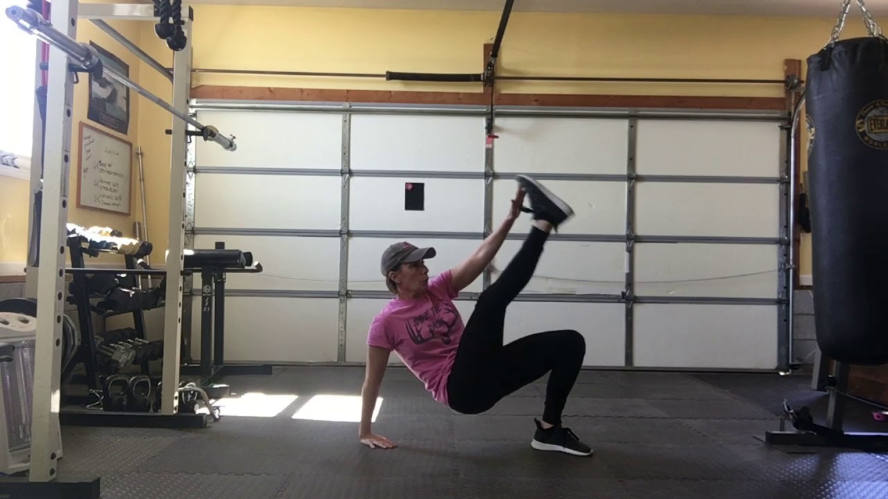 Crab Dips with Toe Touches - YouTube