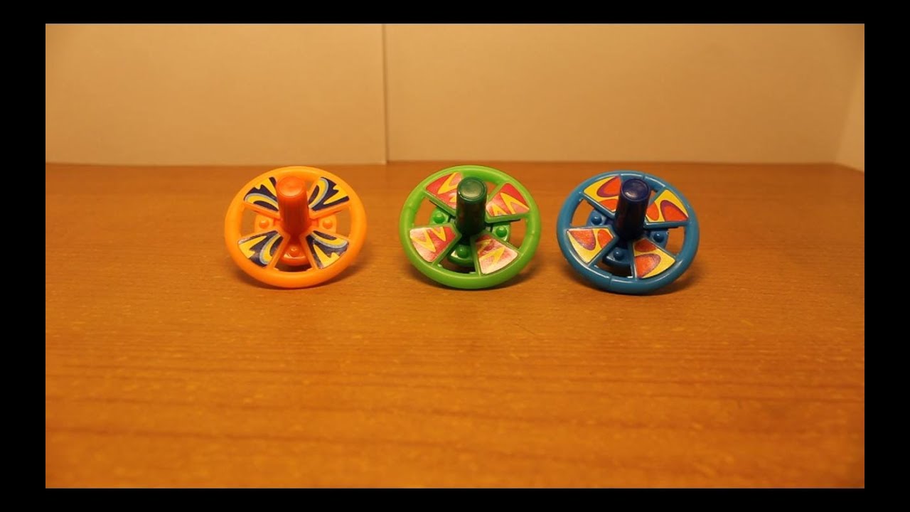 Волчки-мелки Spinning Tops - Crayons 2013 (Malkreisel), Киндер Сюрприз ...