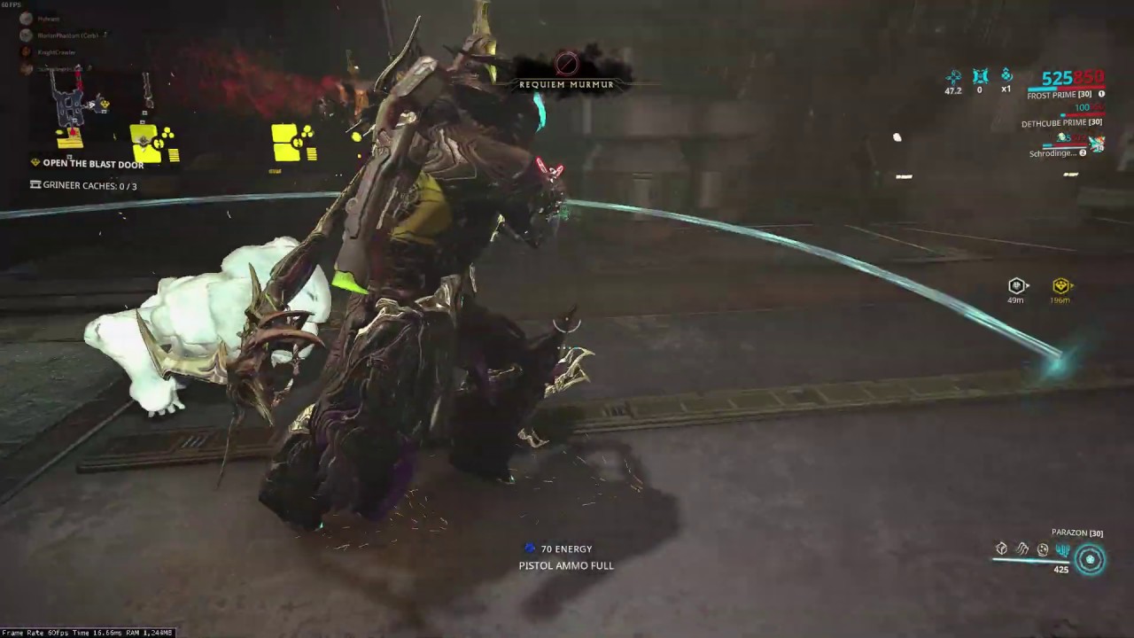 Warframe - Sliding with the Parazon equipped - YouTube